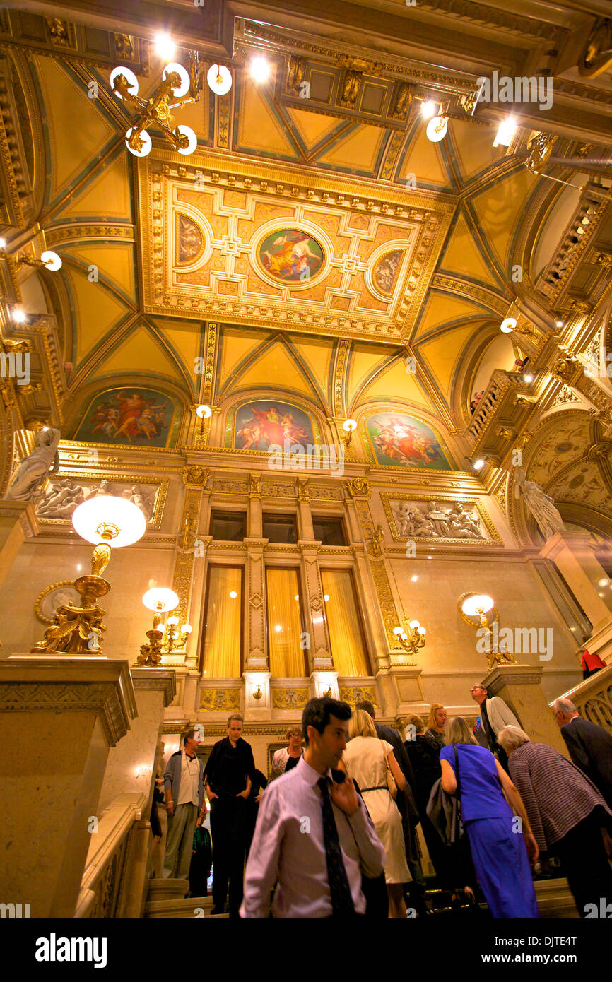 Grand Staircase, Vienna State Opera House, Vienna, Austria, Central ...