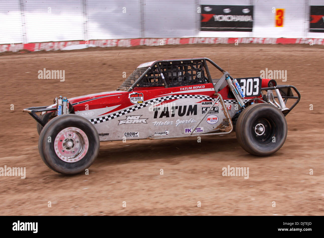 March 6 and 7, 2010, Tatum Ronco #303 goes through turn 3 during ...