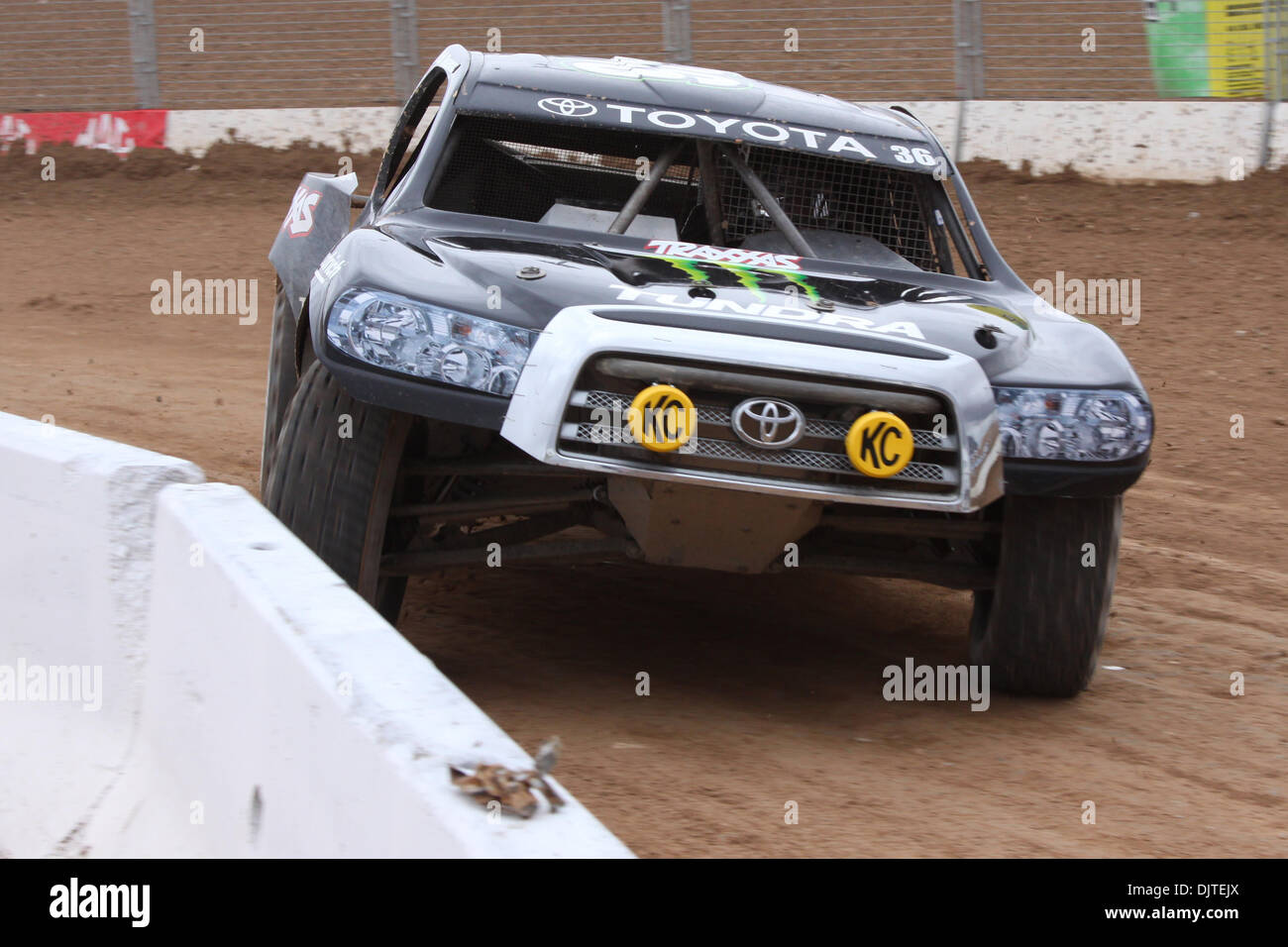 March 6 and 7, 2010, Rick Huseman #36 drifts his Monster Energy, Toyota ...