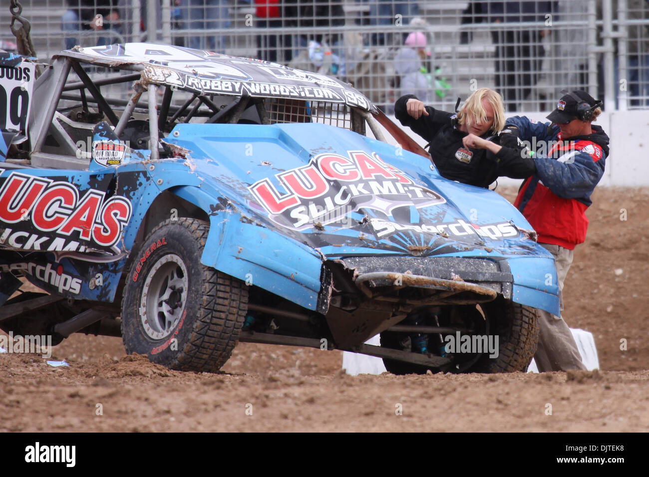 March 6 and 7, 2010, An adrenaline fueled Robbie Woods #99 tries to get ...