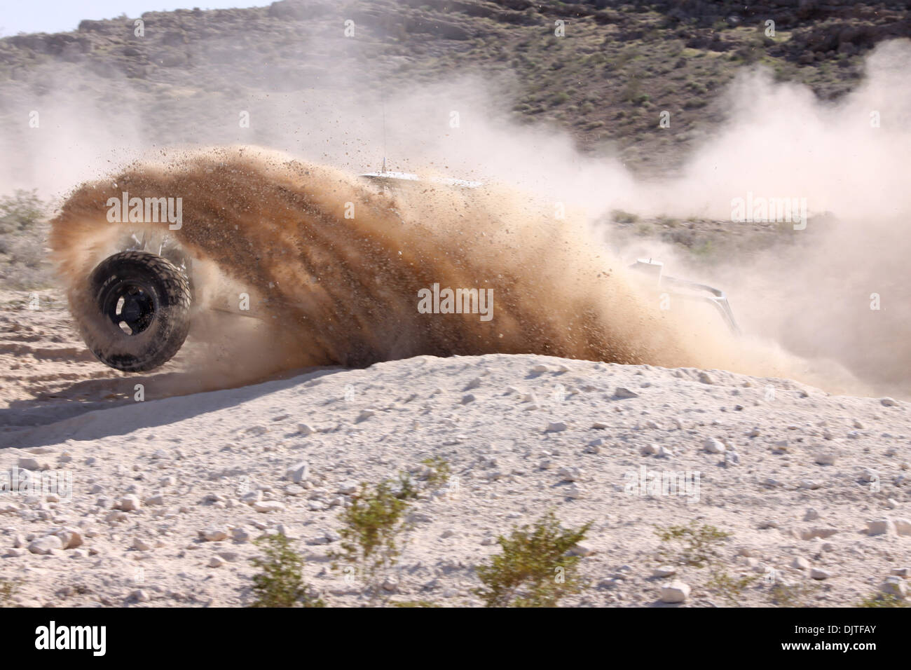 March 27, 2010 The Class 12 buggy of Ronnie Wilson (#1253) leaves a ...