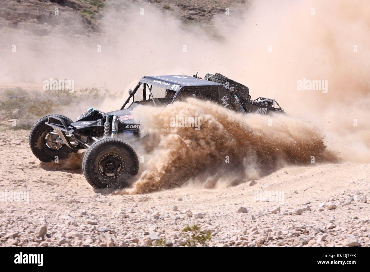 March 27, 2010 Class 10 buggy driver Mikey Lawrence (#1070) races ...