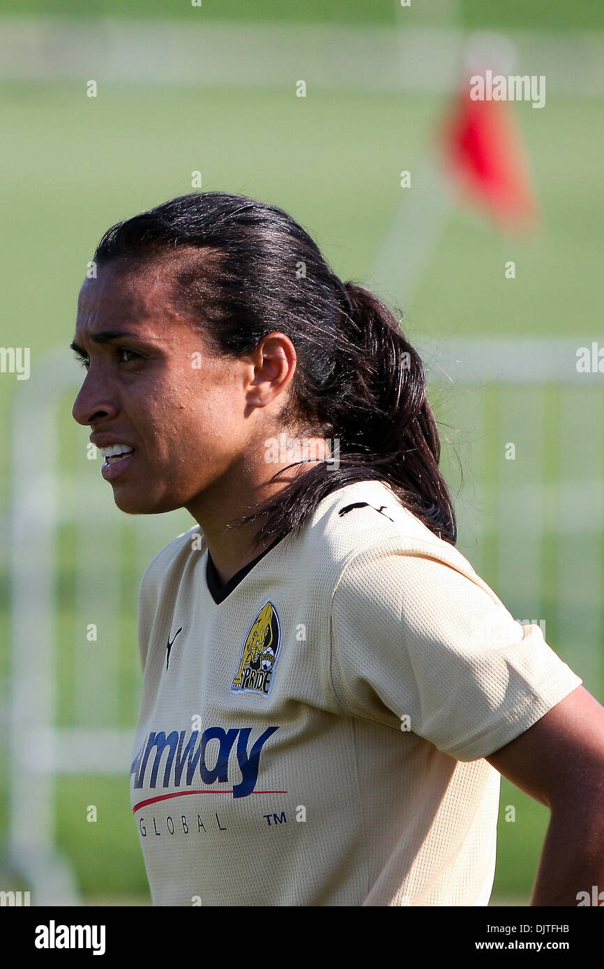 11 April 2010: FC Gold Pride midfielder Marta (10). The Saint Louis ...