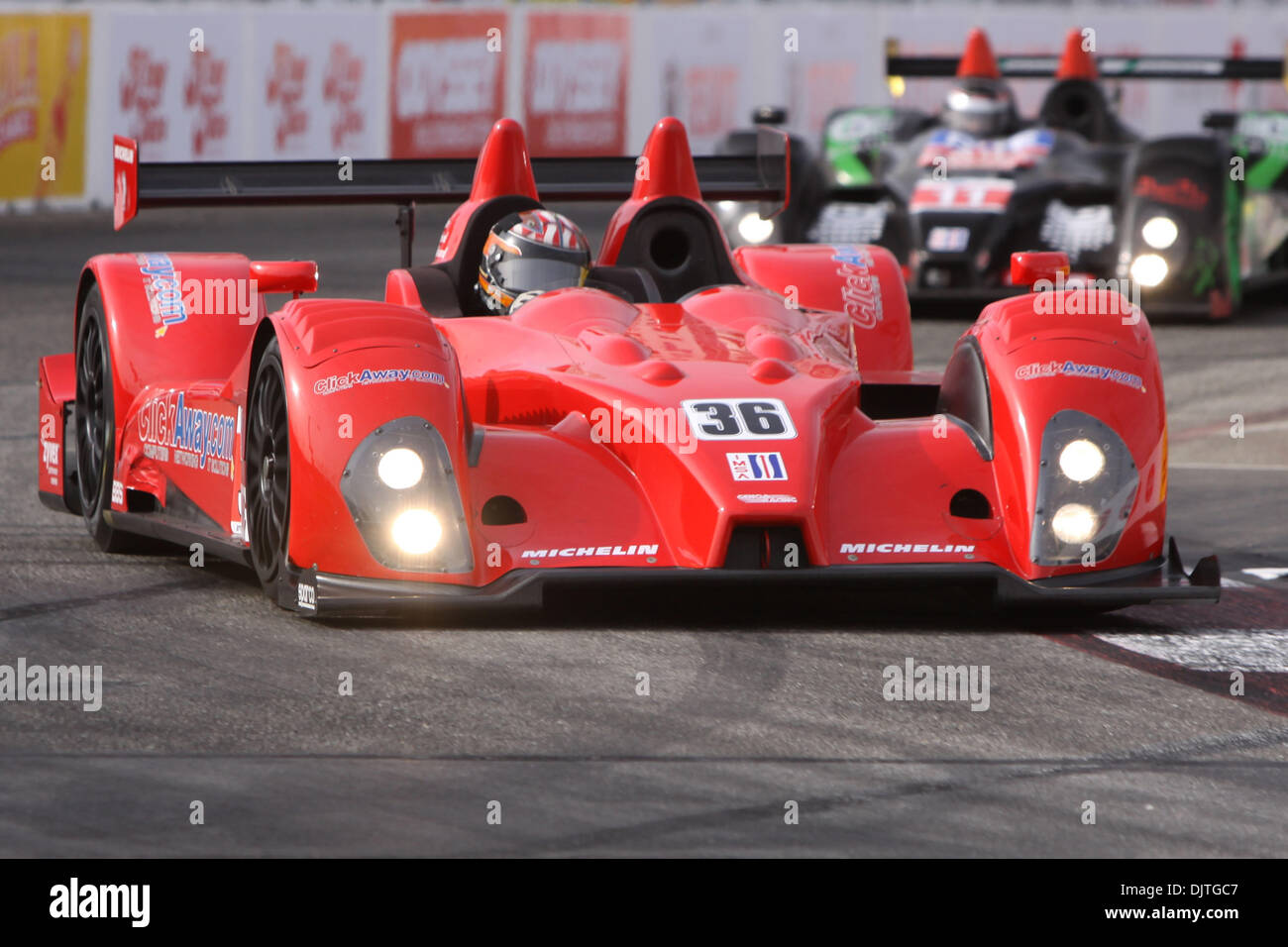 The number 36 car driven by J.R. Hildebrand and Tom Sutherland goes ...