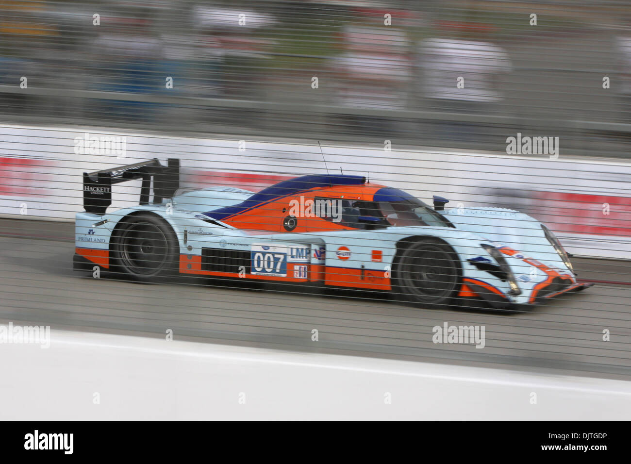 The number 007 car driven by Adrian Frnandez and Harold Primat speeds ...