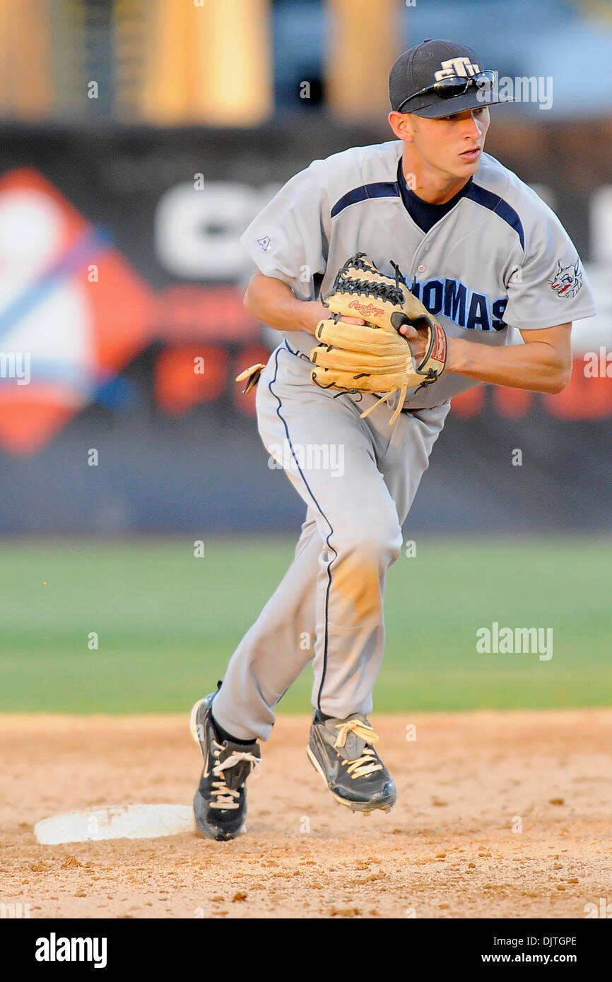 St. Thomas University Bobcats INF Lance Larimer (7)..The 14th ranked ...