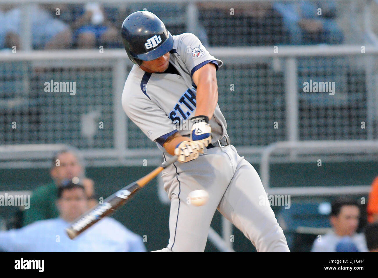 St. Thomas University Bobcats INF Ozzie Sanchez (33)..The 14th ranked ...