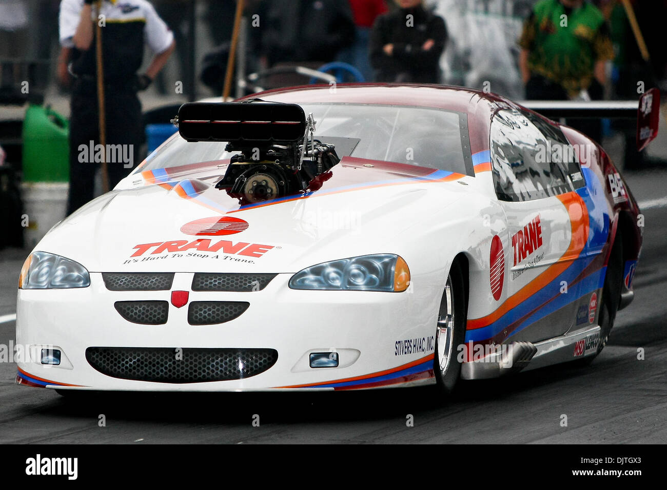 30 April 2010: Pro Mod Driver Rick Stivers heads down the track on day ...