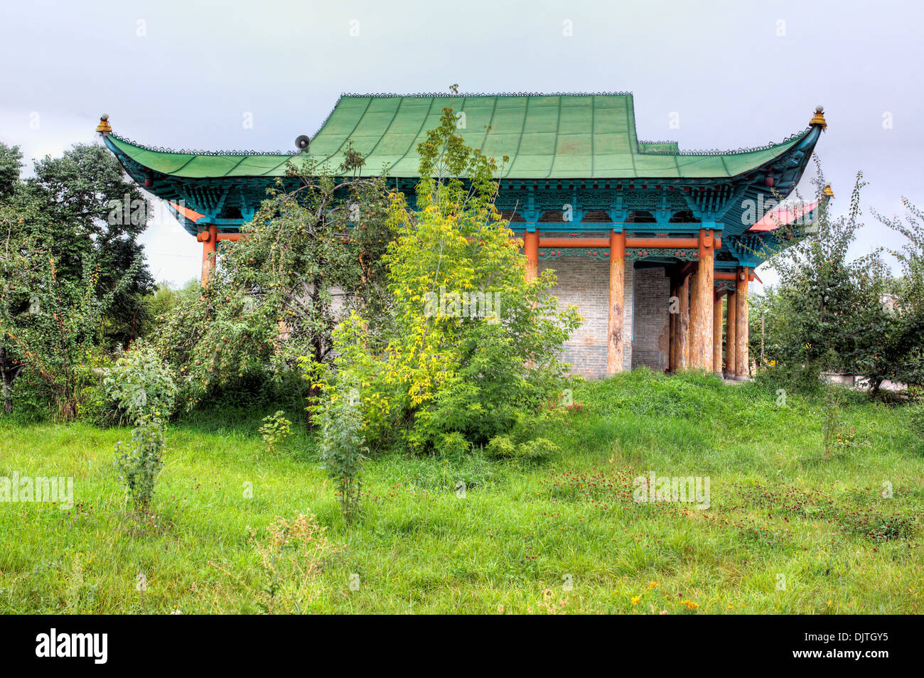 Dungan mosque (1910), Karakol, Issyk Kul oblast, Kyrgyzstan Stock Photo ...