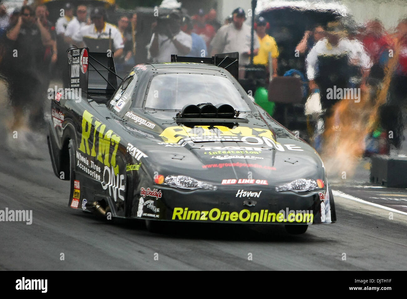 1 May 2010: NHRA Full Throttle Series driver Jeff Diehl sends his Funny ...