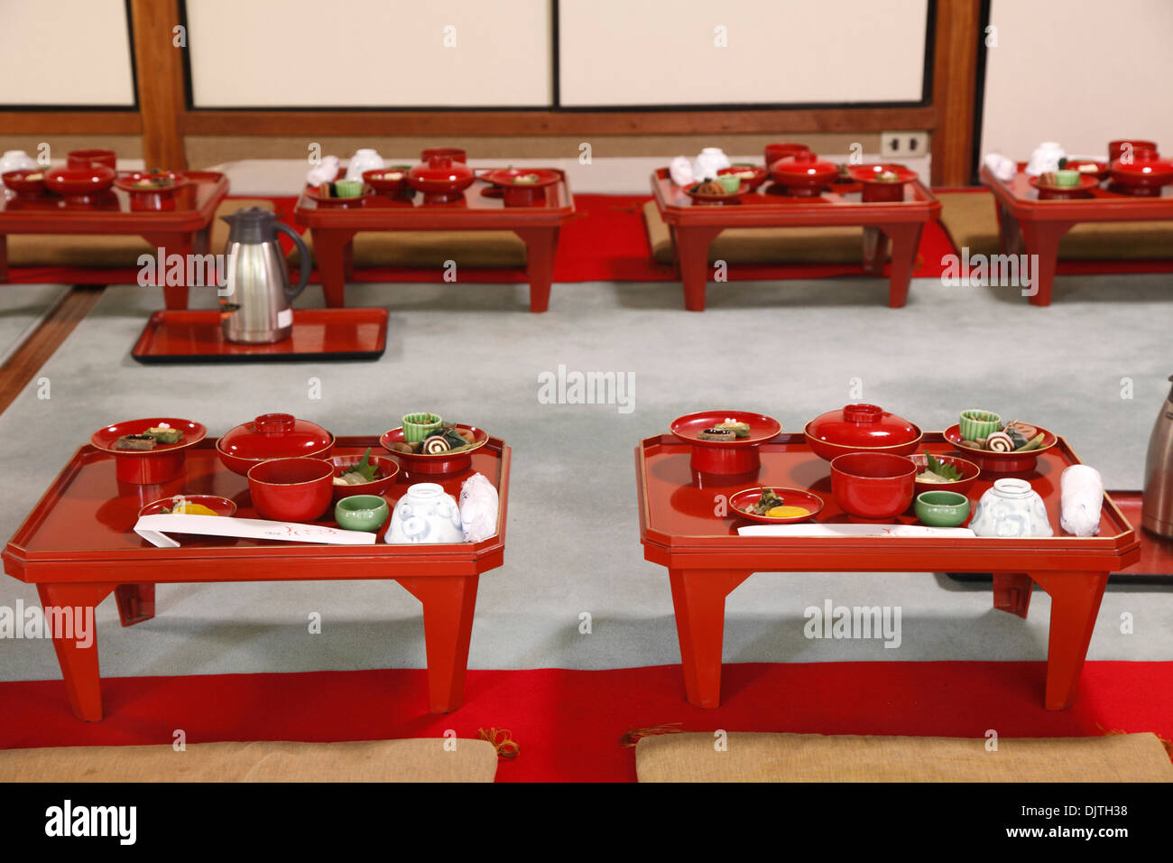 Japan, Kyoto, Taizo-in Zen Buddhist Temple, refectory Stock Photo - Alamy