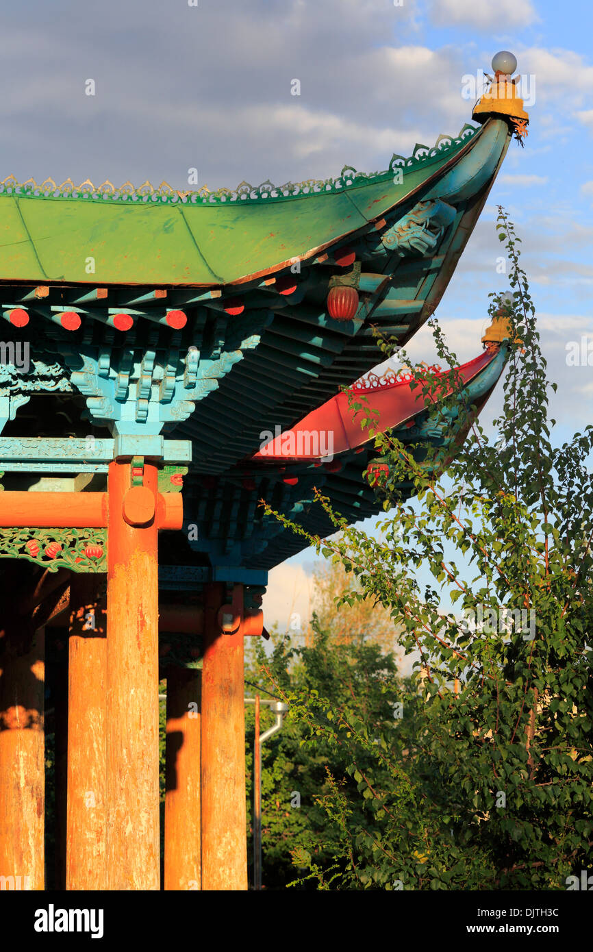Dungan mosque (1910), Karakol, Issyk Kul oblast, Kyrgyzstan Stock Photo ...