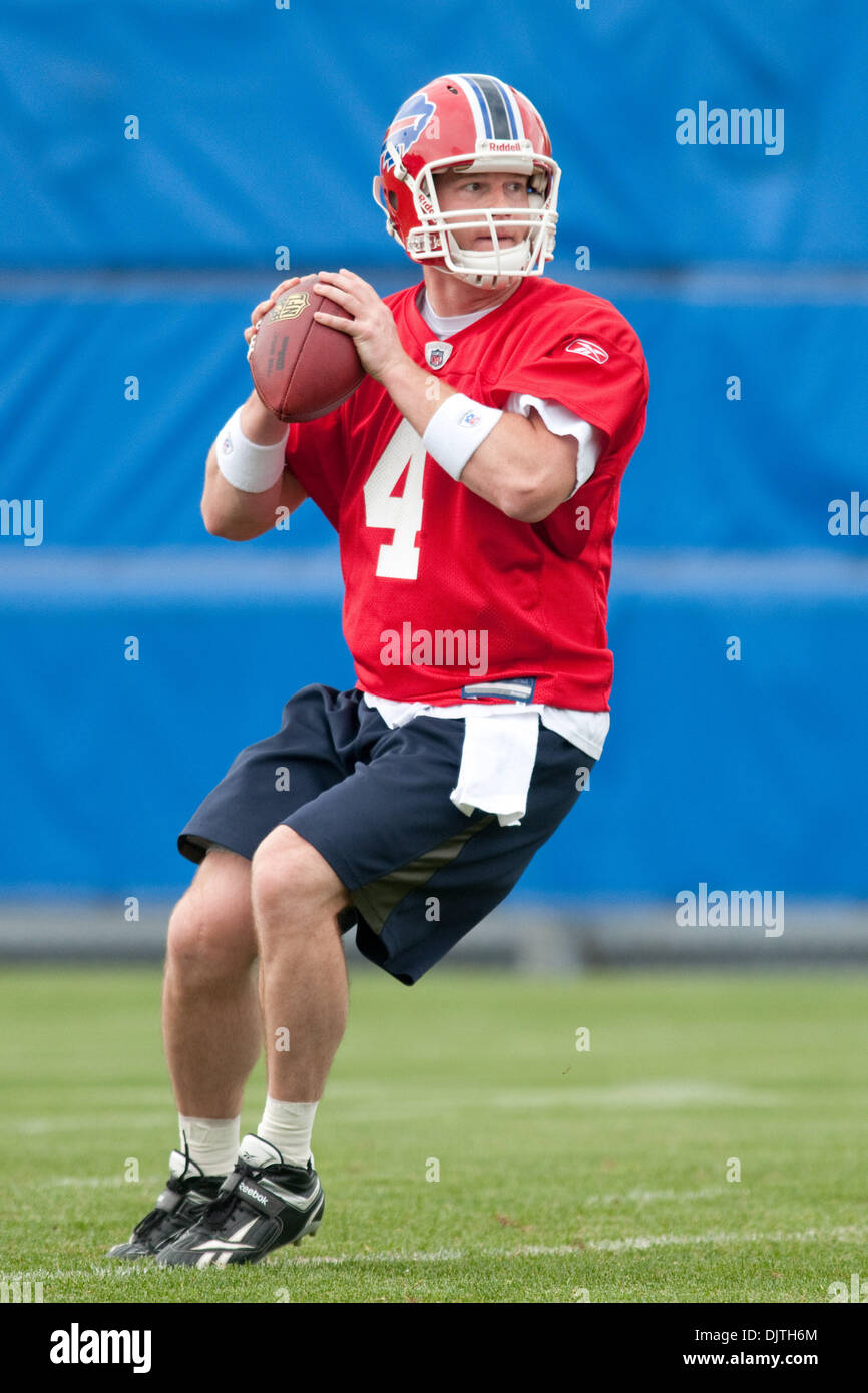 Buffalo Bills quarterback Brian Brohm (#4) during a minicamp event at ...