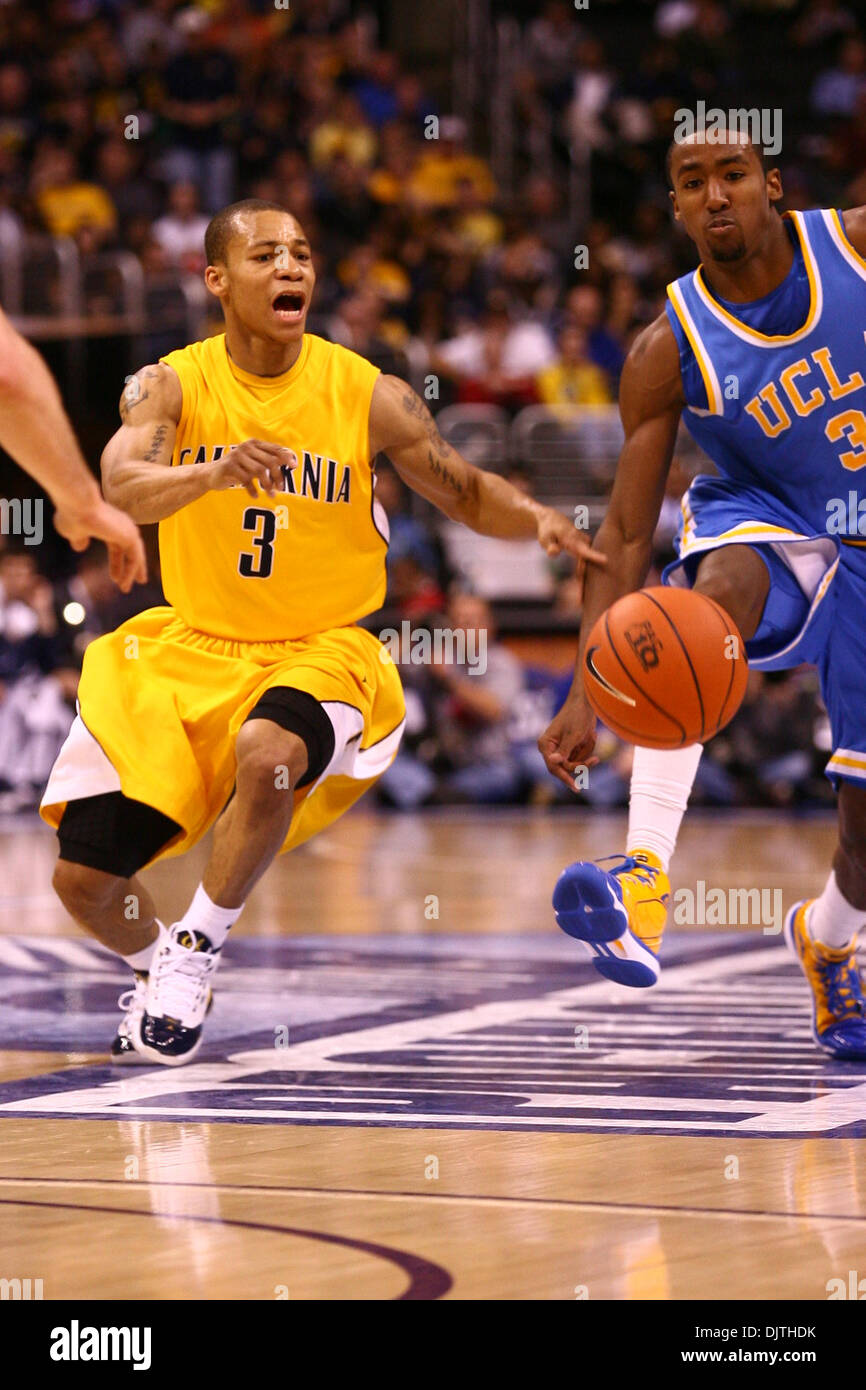 California guard #3 Jerome Randle reacts after having the ball stripped ...