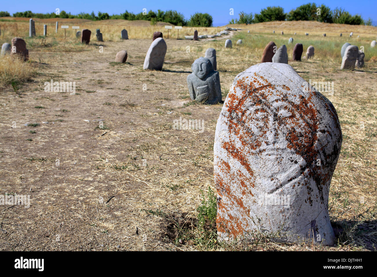 Turkic stone statues hi-res stock photography and images - Alamy
