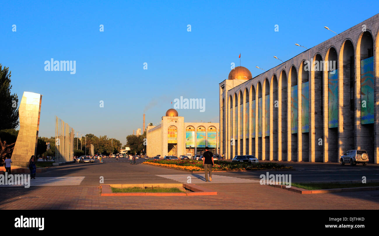 Ala-Too Square, city main square, Bishkek, Kyrgyzstan Stock Photo - Alamy
