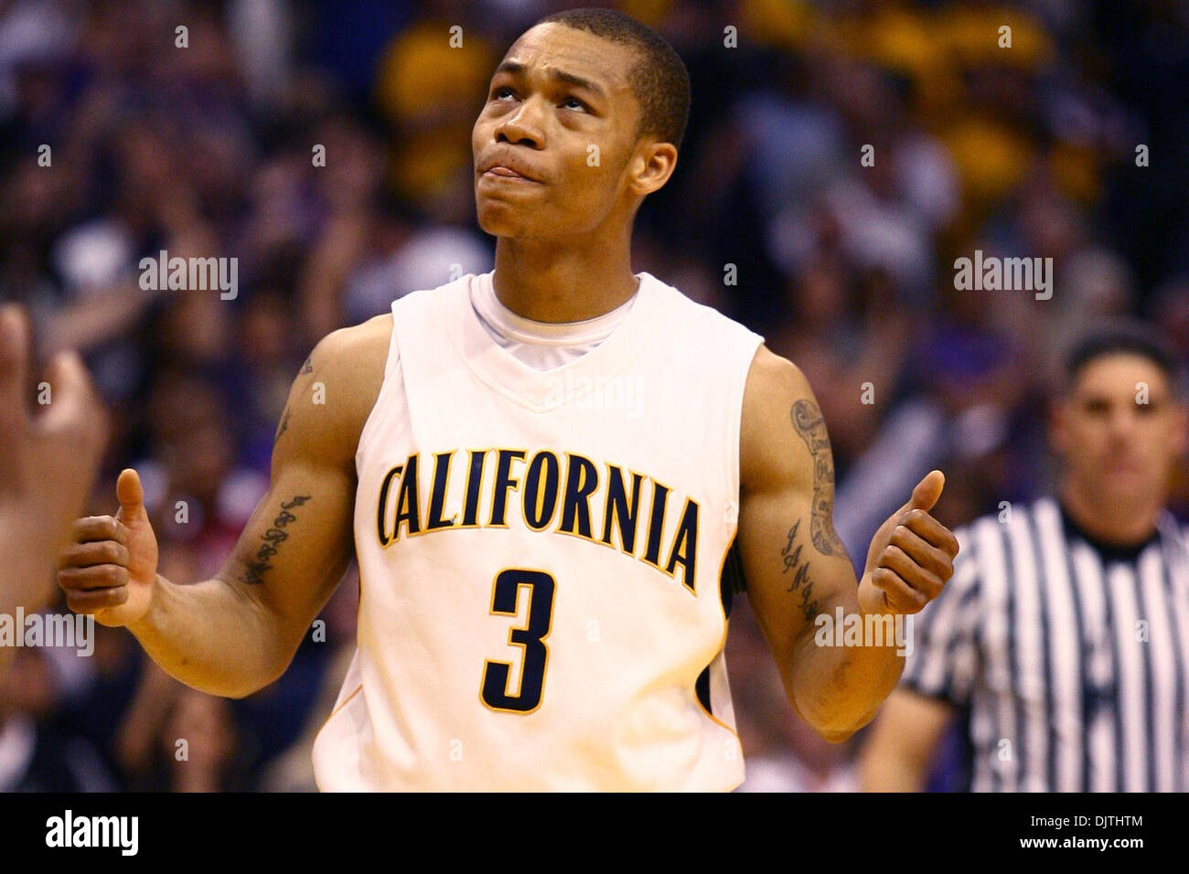 California Golden Bears guard Jerome Randle responds after being called ...