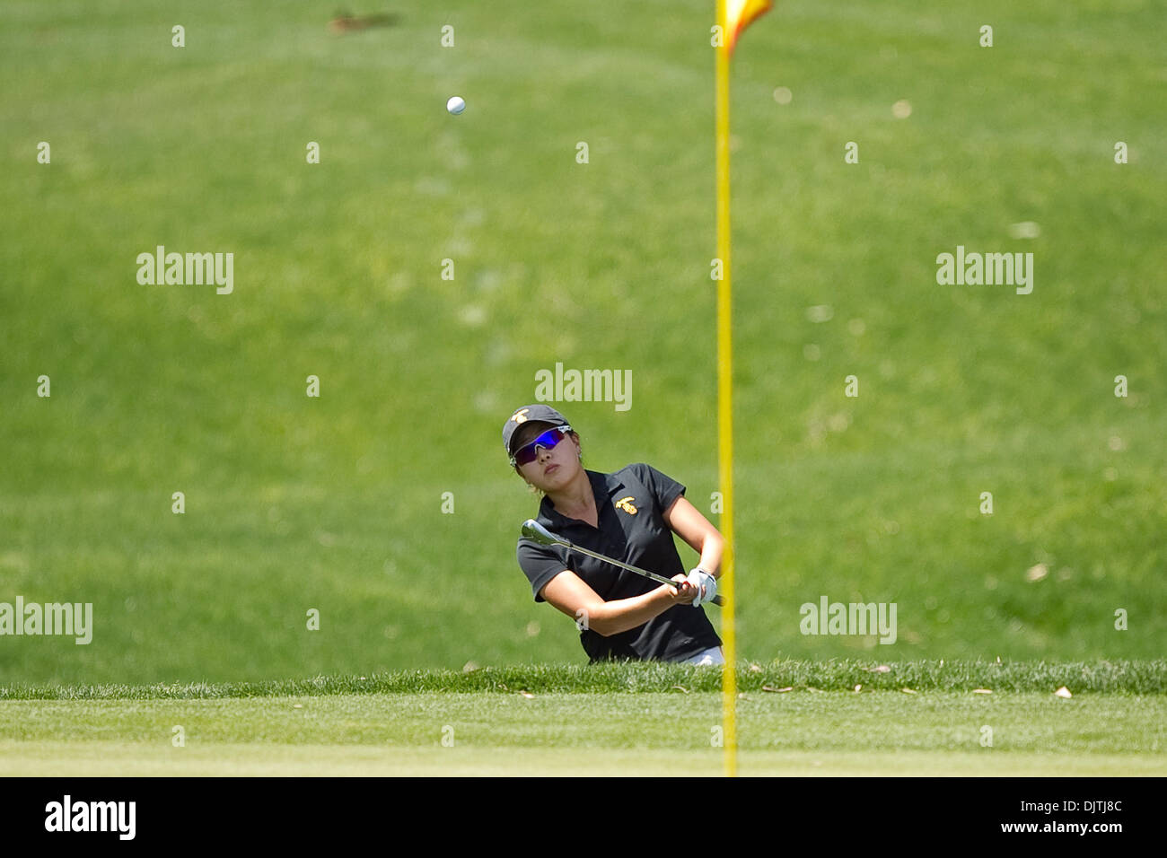 Jennifer Song played at the 2010 Kraft Nabisco Championship held at ...