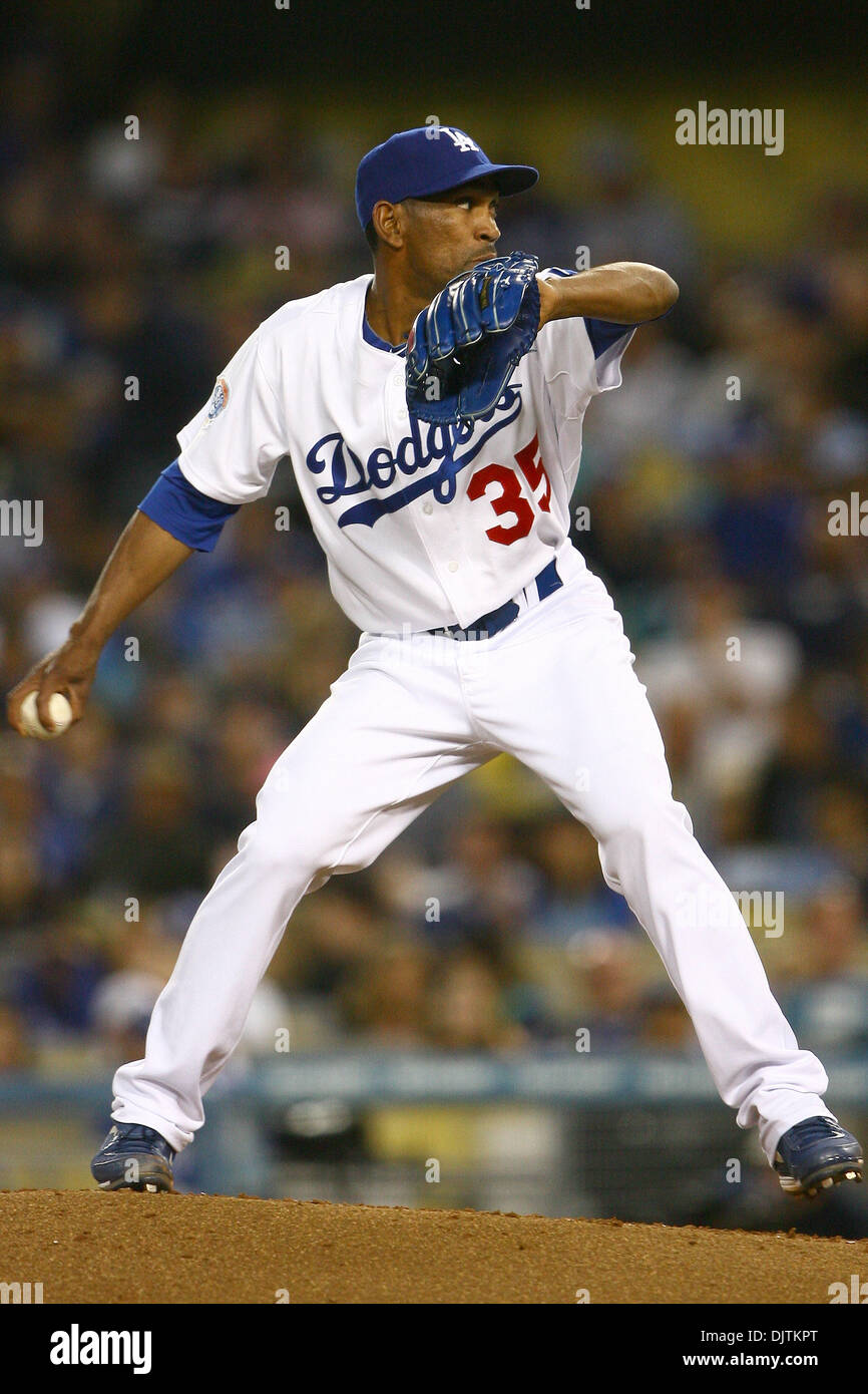 8 May 2010: Los Angeles Dodgers relief pitcher Ramon Ortiz came on in ...