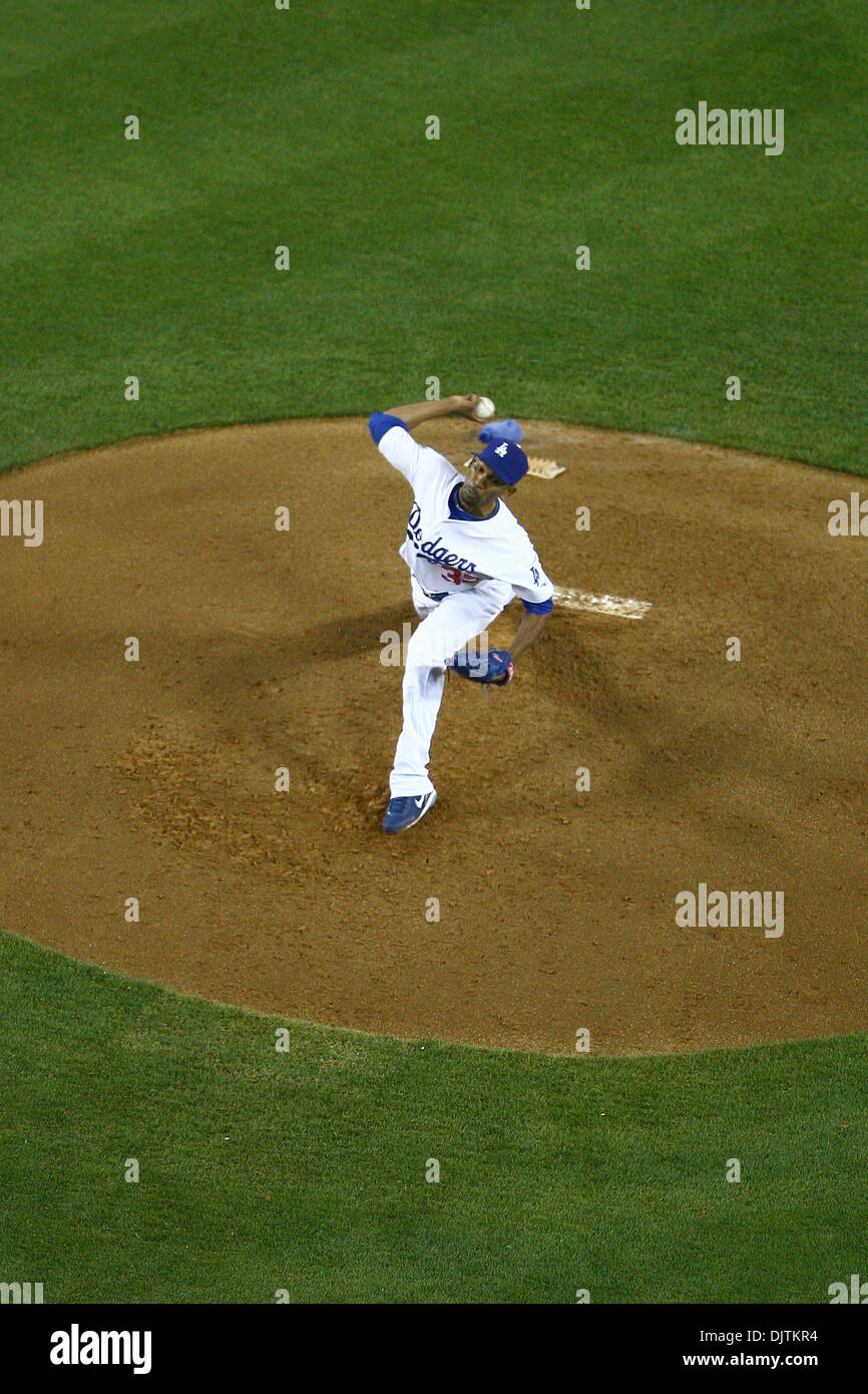 8 May 2010: Los Angeles Dodgers relief pitcher Ramon Ortiz came on in ...