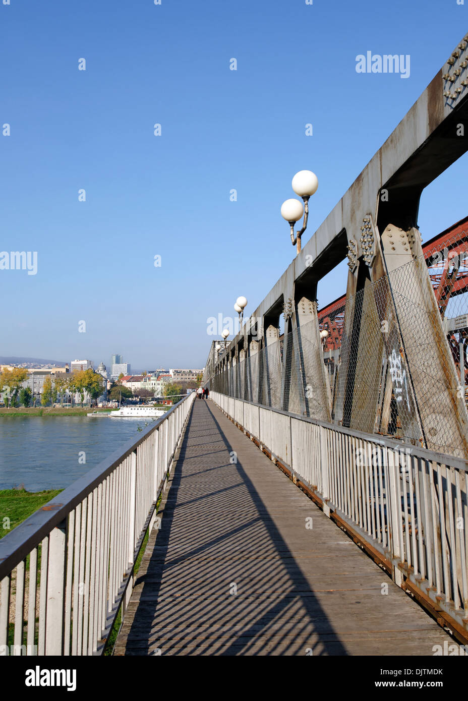 Old bridge in Bratislava, Slovakia Stock Photo - Alamy