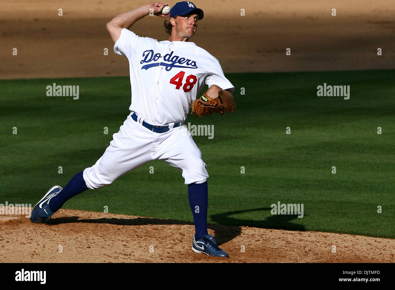 22 May 2010: Los Angeles Dodger starting pitcher John Ely had his third ...
