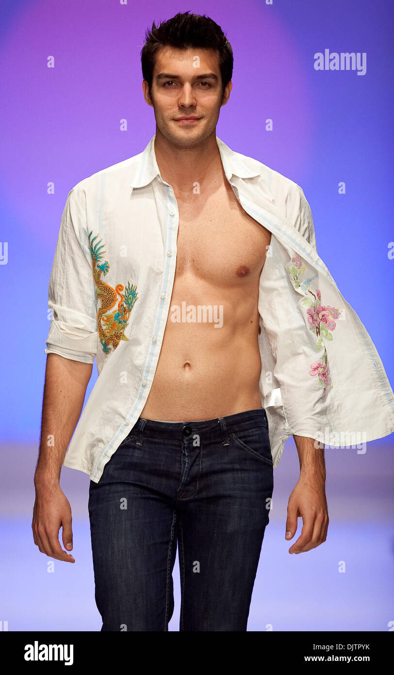 Jamie Paul Holahan showed his swim wear collection at Fashion Week El ...