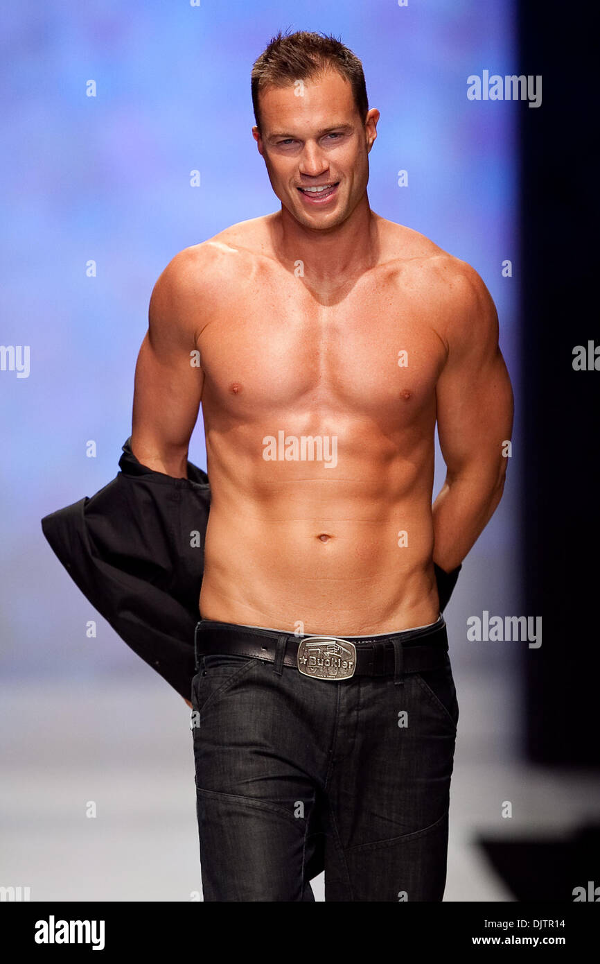 Jamie Paul Holahan showed his swim wear collection at Fashion Week El ...