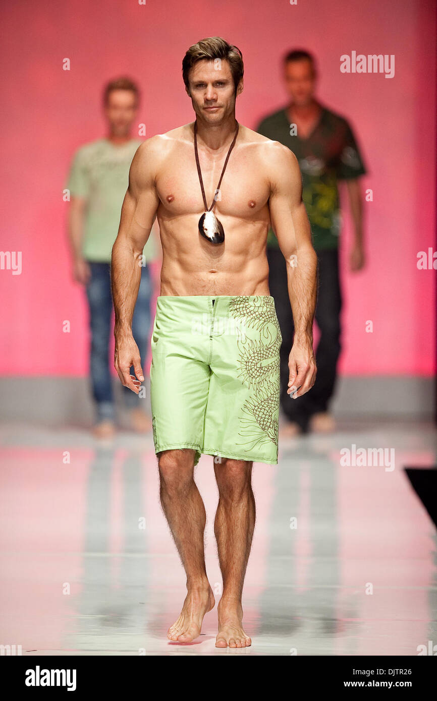 Jamie Paul Holahan showed his swim wear collection at Fashion Week El ...