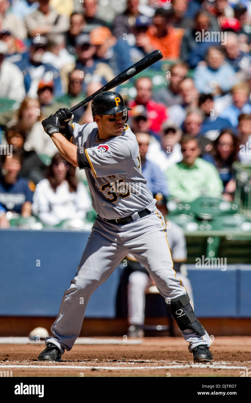 Pittsburgh Pirates catcher Jason Jaramillo #35 had was hitless at the ...