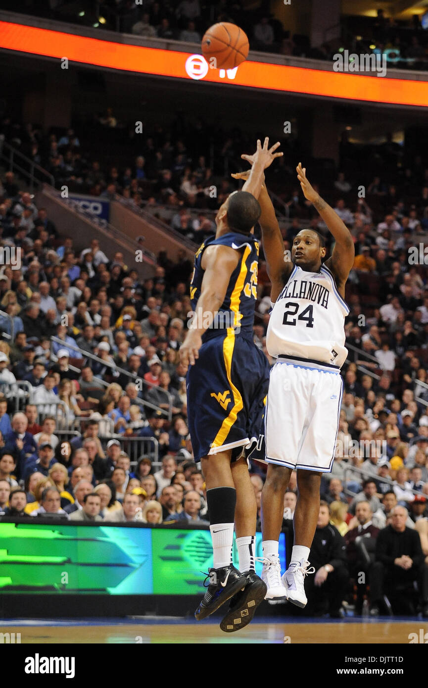 Villanova guard Corey Stokes #24 shoots during game action. Villanova ...