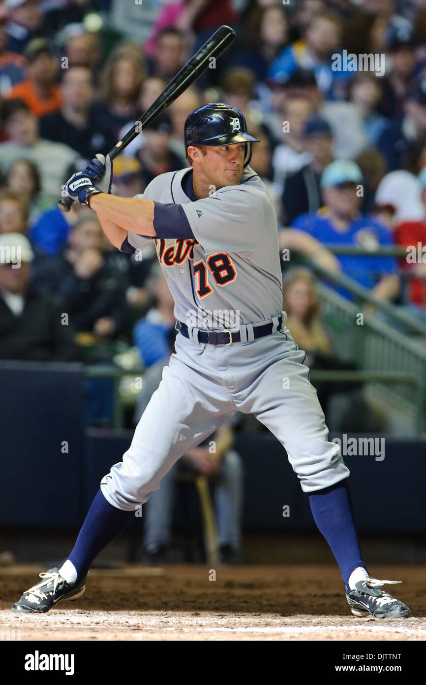 The Detroit Tigers' Danny Worth (78) during the exhibition game between ...