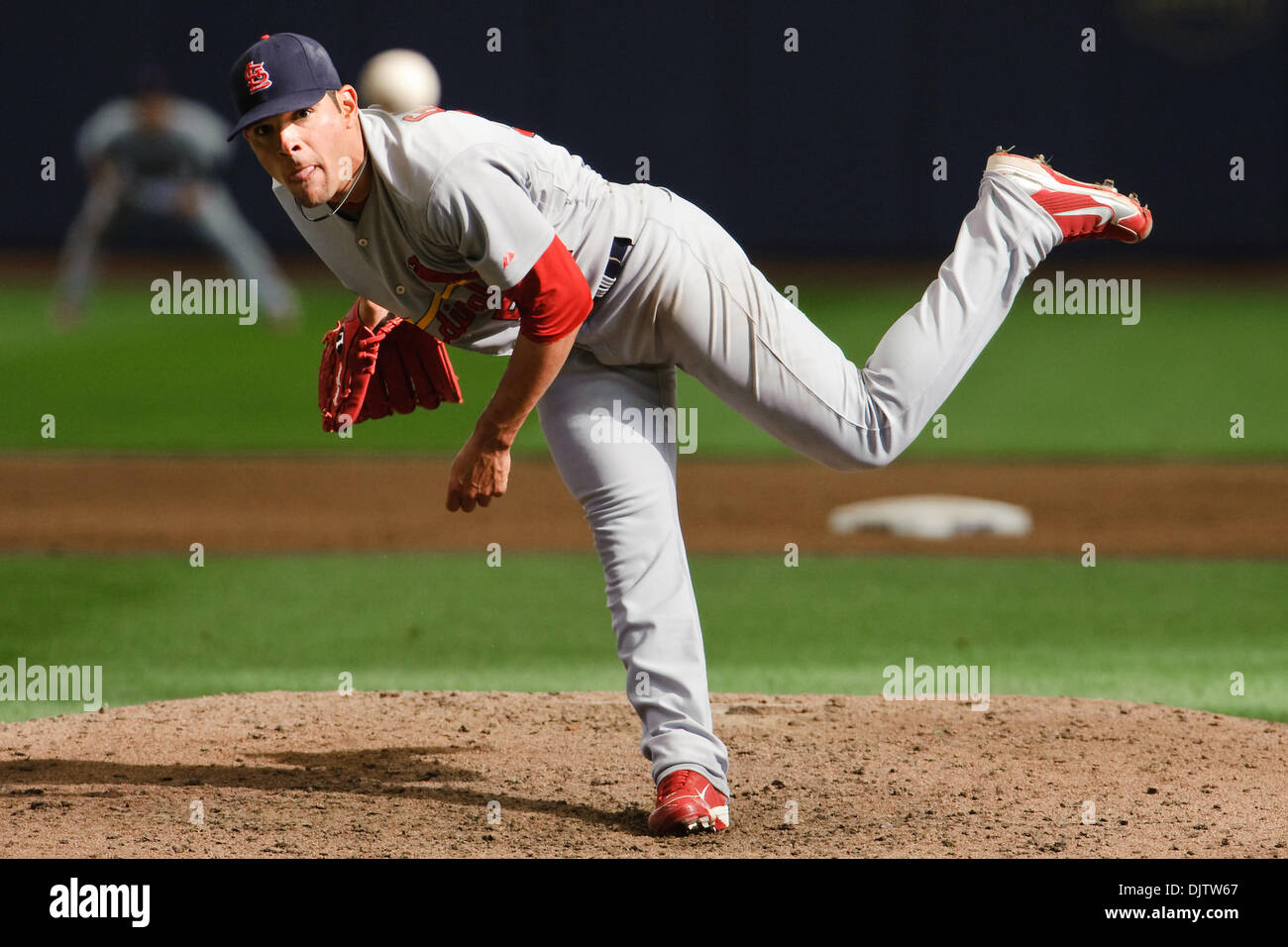 St. Louis Cardinals starting pitcher Jaime Garcia (54) during the game ...