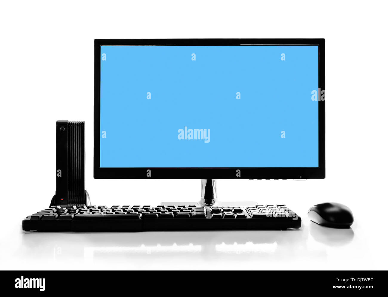 Blue computer monitor keyboard mouse hi-res stock photography and ...
