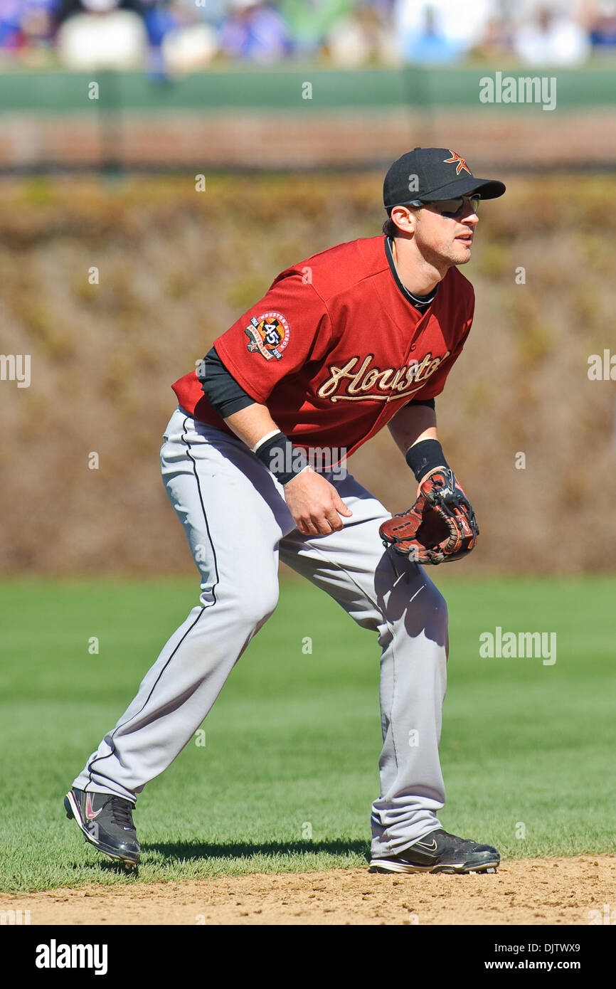 Houston Astros shortstop Tommy Manzella (12) during the game between ...