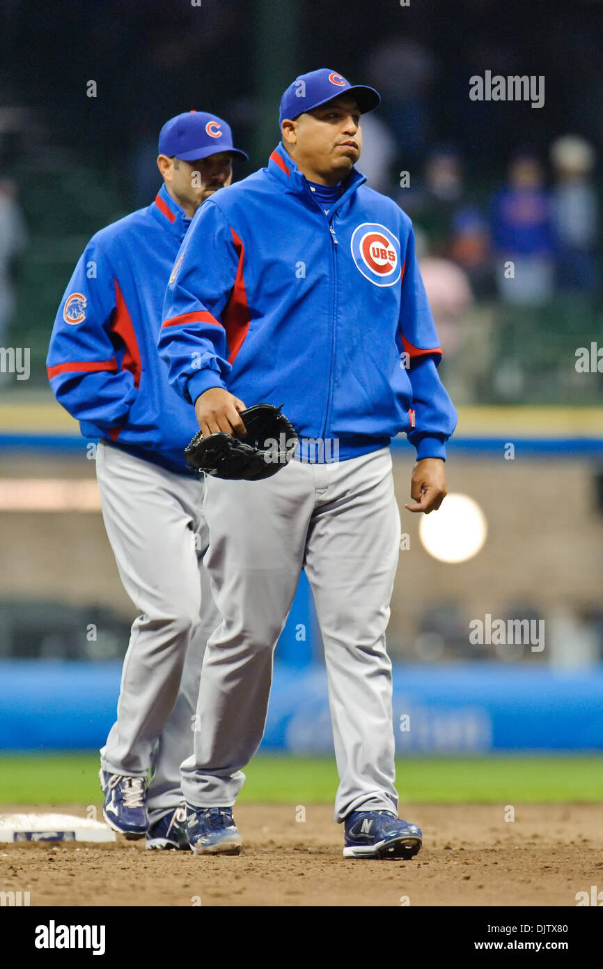 Chicago Cubs relief pitcher Carlos Zambrano (38) returns from the ...