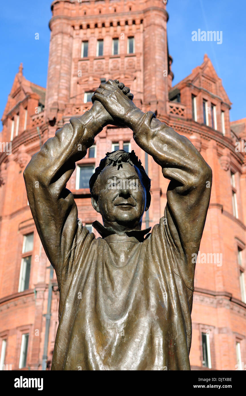Brian Howard Clough ,Bronze Statue Speakers Conner Nottingham,UK Stock ...