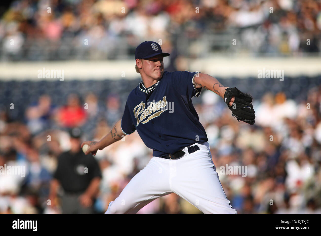 San Diego Padres Matt Latos took the mound against the Washington ...