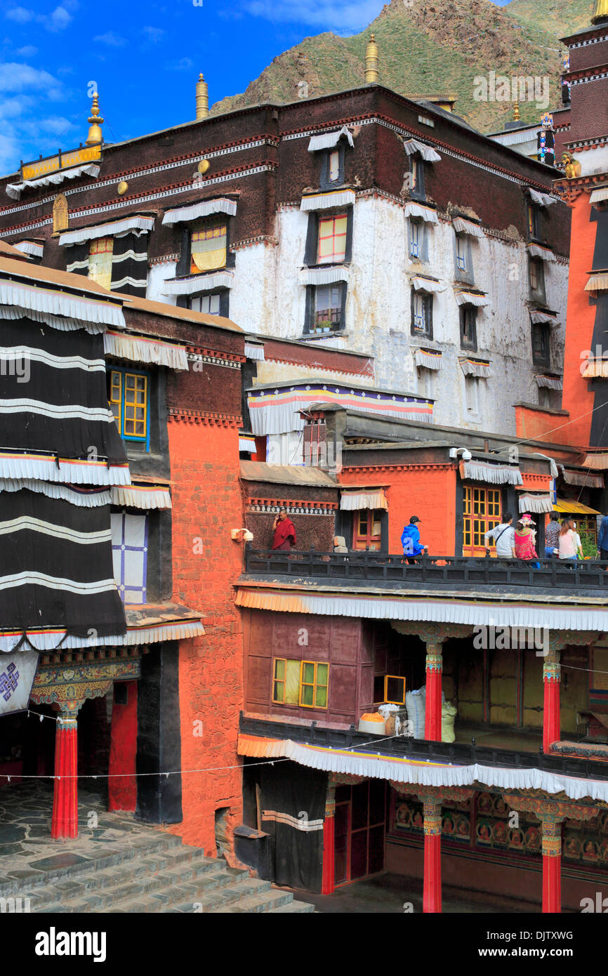 Tashilhunpo monastery, Shigatse, Tibet, China Stock Photo - Alamy