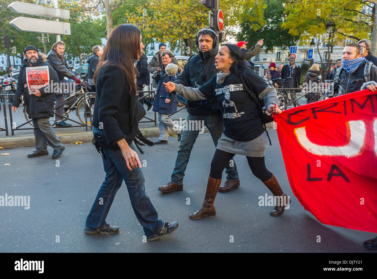 Far right france protest hi-res stock photography and images - Alamy