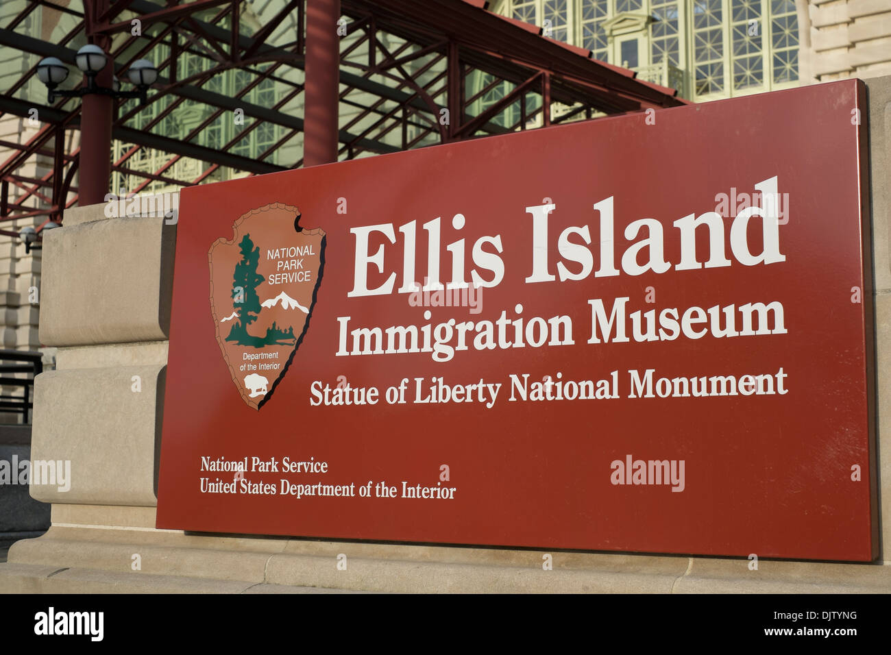 Plaque ellis island immigration museum hi-res stock photography and ...