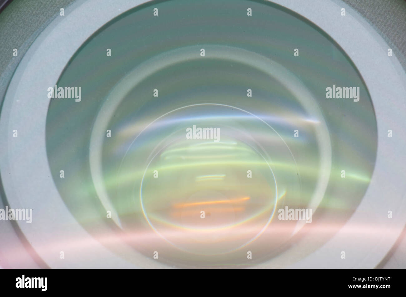 camera lens which shows the colors of the glass Stock Photo - Alamy
