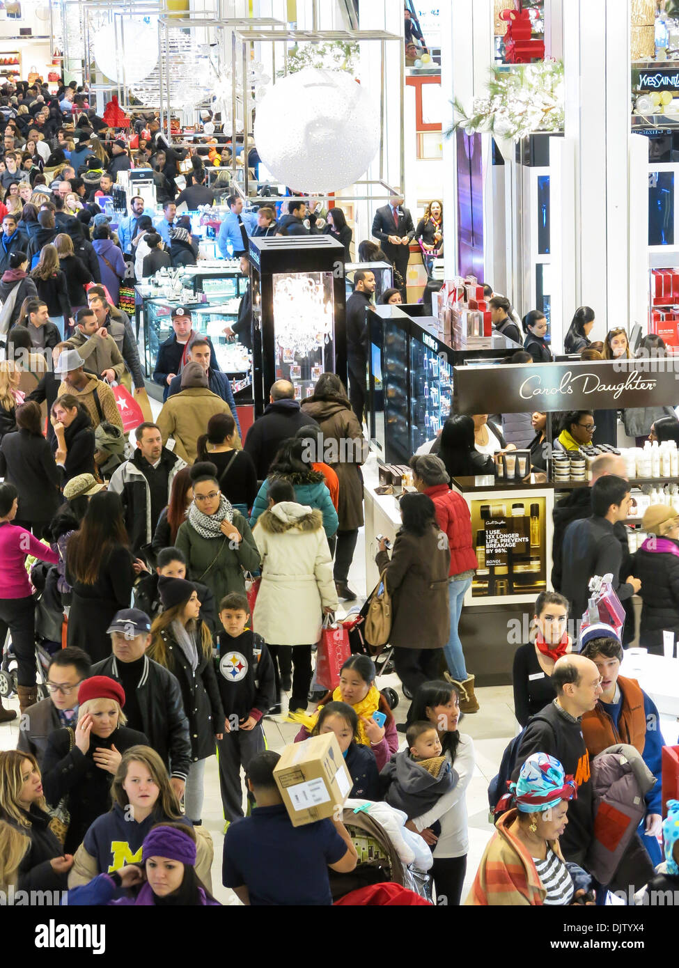 Crowds Shopping at Macy's Flagship Department Store in Herald Square on ...
