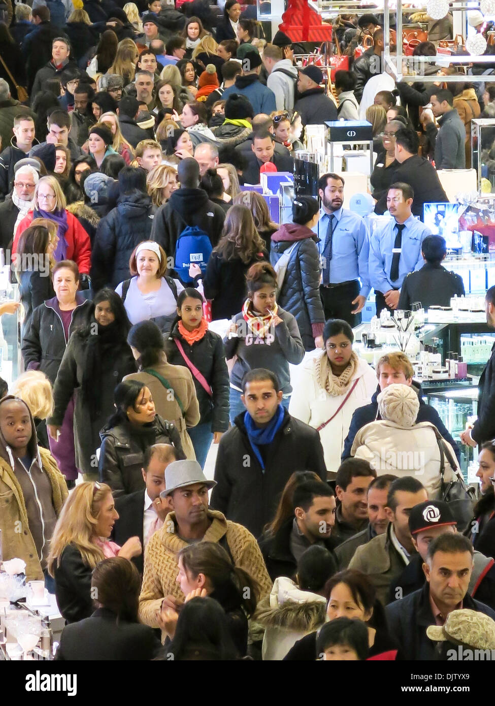 Crowds Shopping at Macy's Flagship Department Store in Herald Square on ...