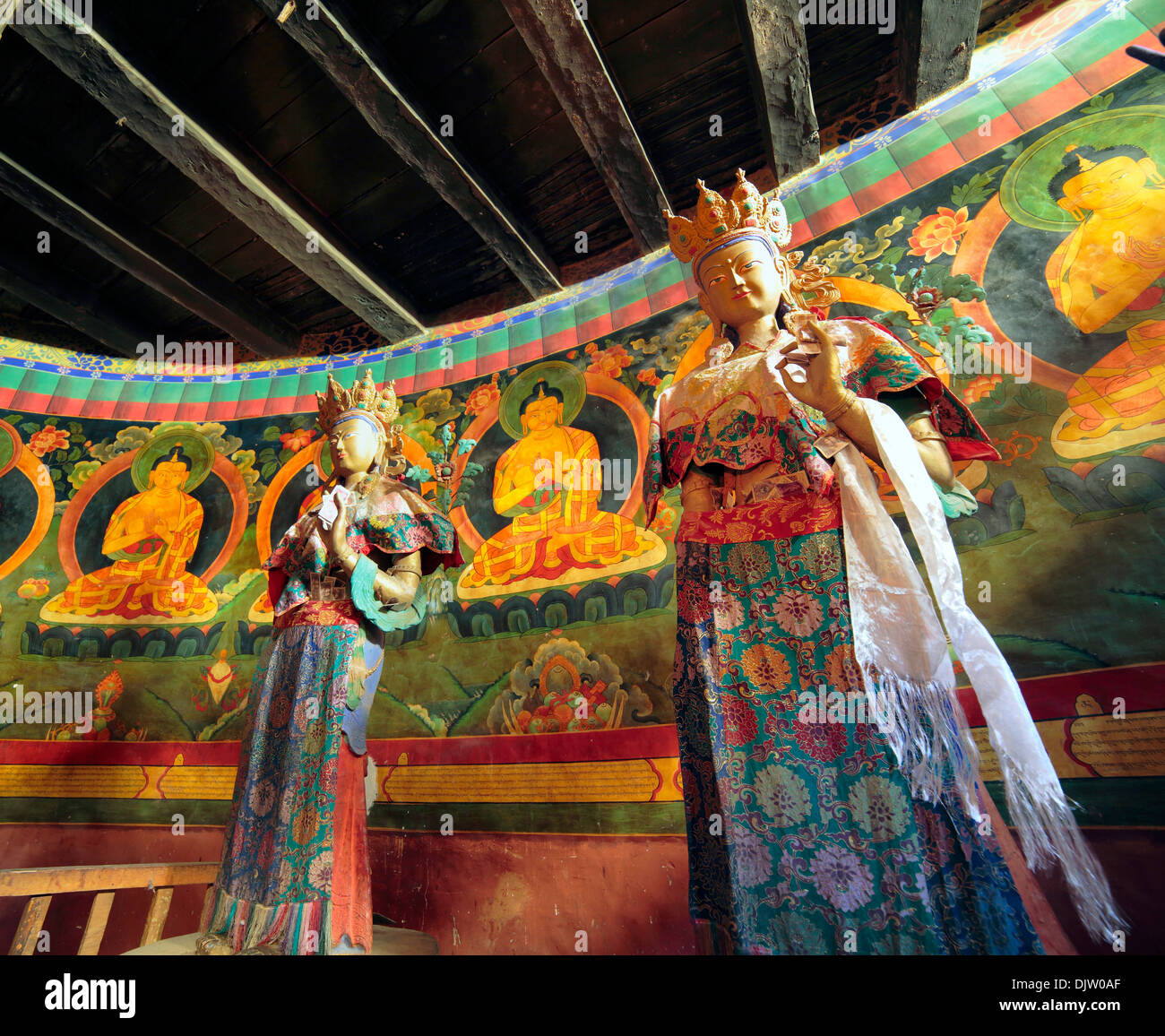China tibet samye monastery statue hi-res stock photography and images ...
