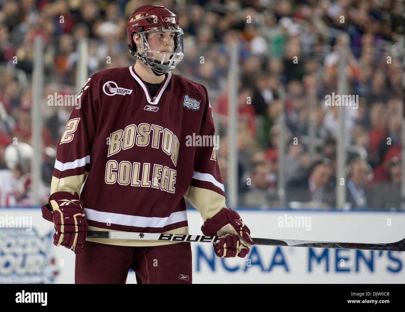 Boston College Defenseman Brian Dumoulin (#2) in game action between ...