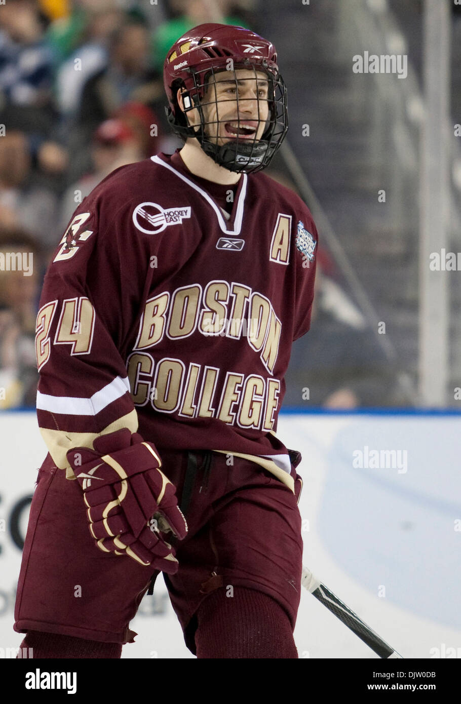 Boston College Forward Matt Lombardi (#24) in game action between the ...