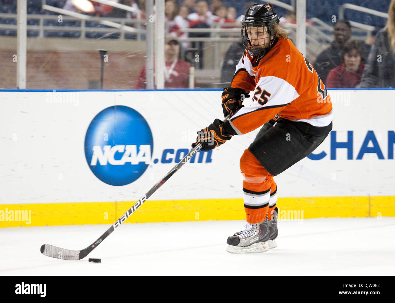 RIT Defenseman Daniel Spivak (#25) in game action between the Wisconsin ...