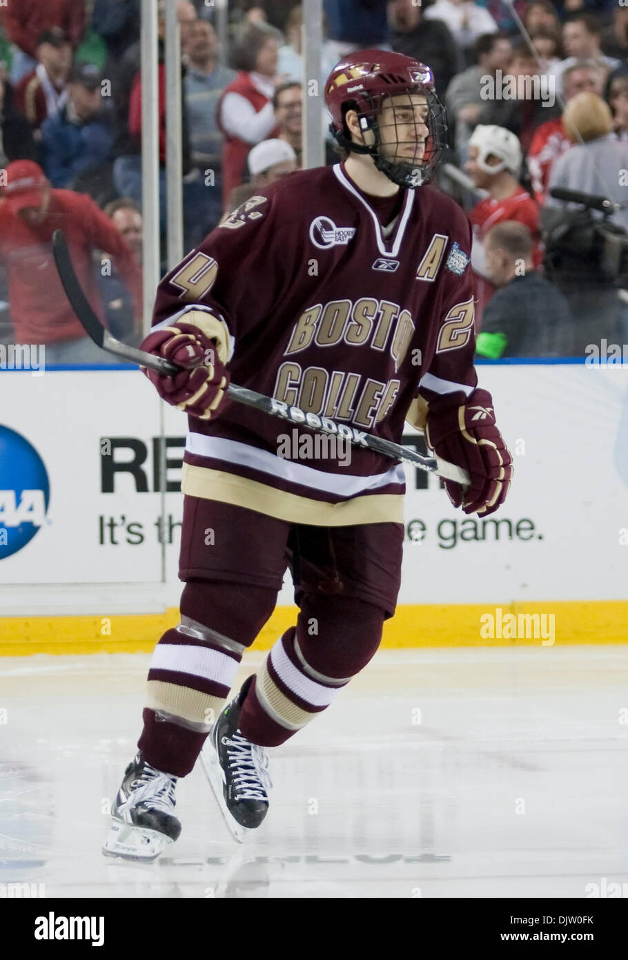 Boston College Forward Matt Lombardi (#24) in game action between the ...