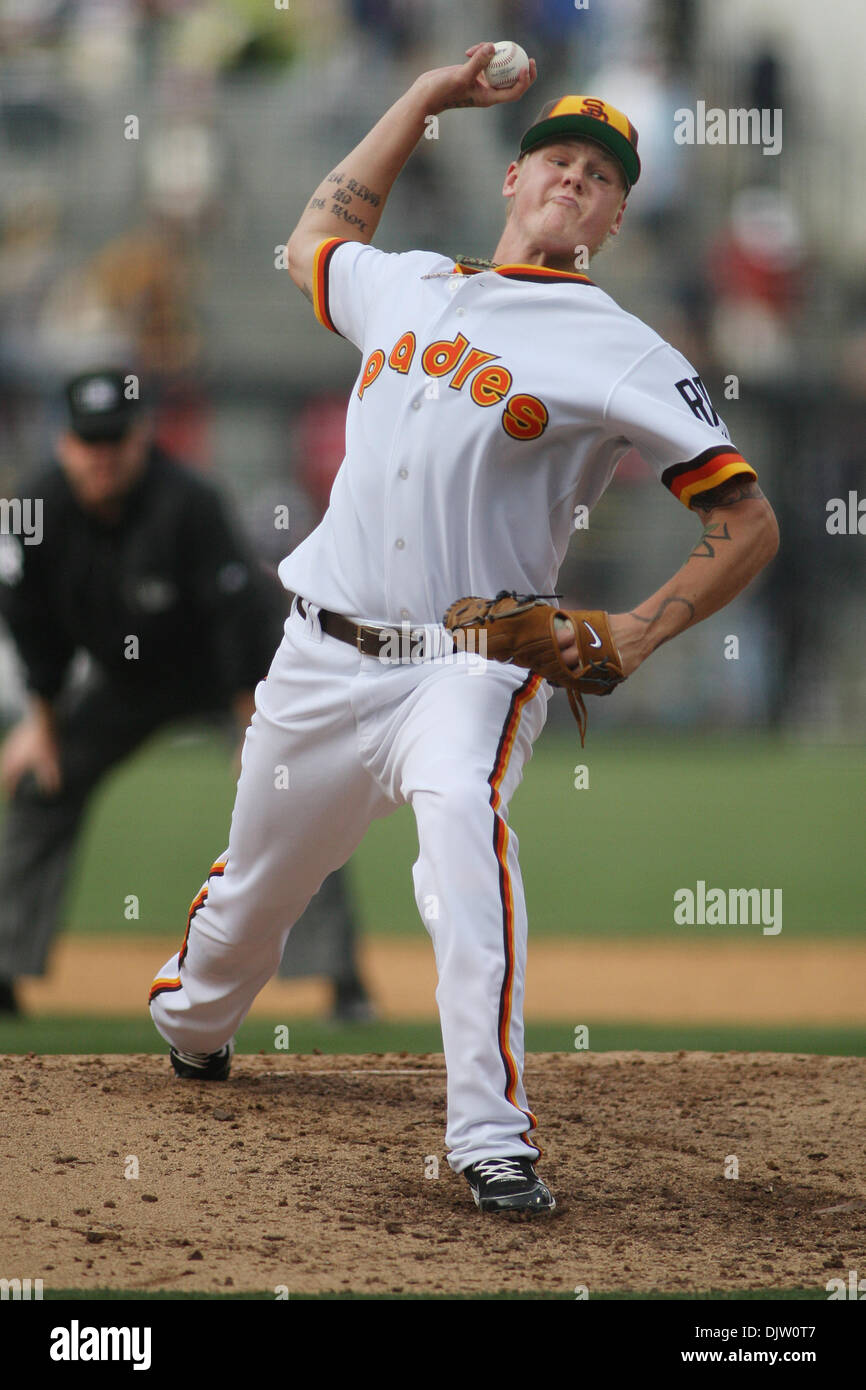 San Diego Padres starting pitcher Mat Latos took the mound in the ...